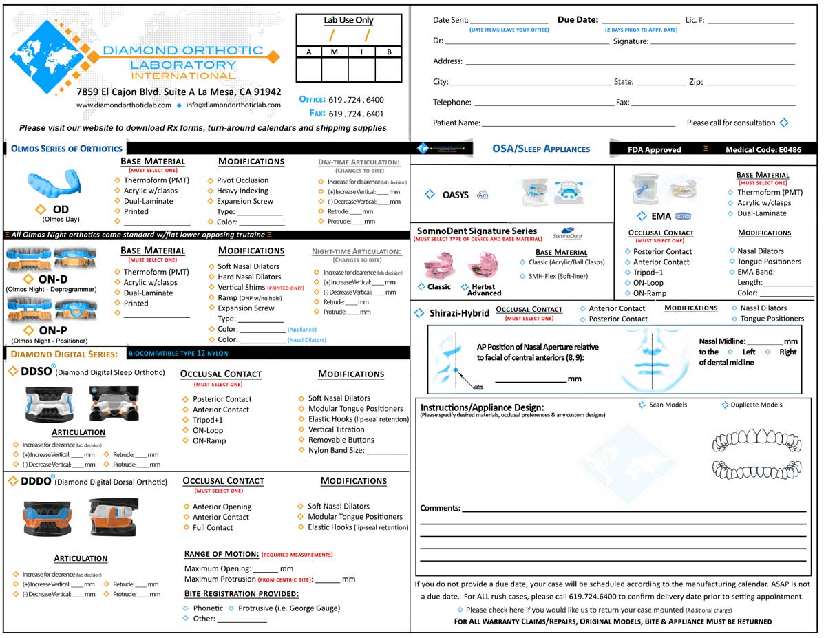 Downloads- Diamond Orthotic